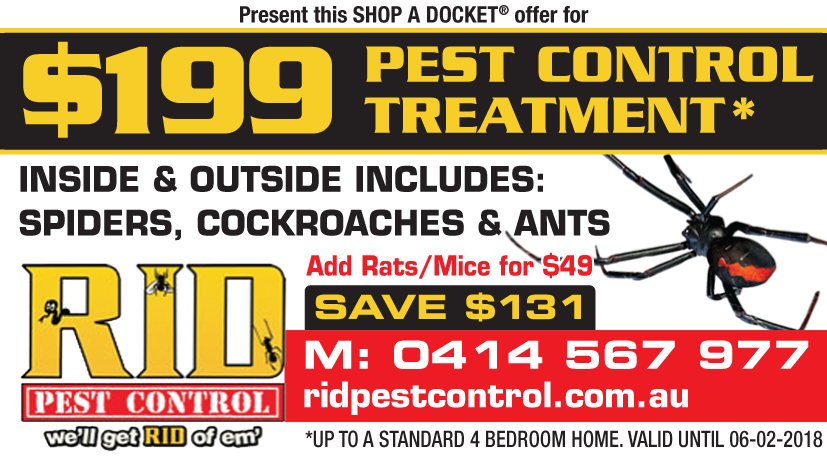 RID Pest Control Shop A Docket Campaign Launched - RID Pest Control ...